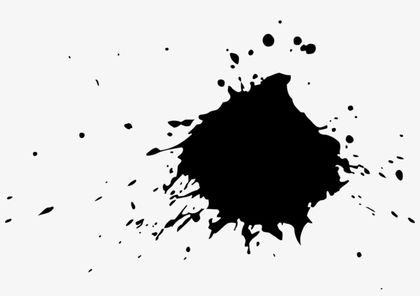 Computer Icons Download Painting Monochrome - Splat Png - Free ...