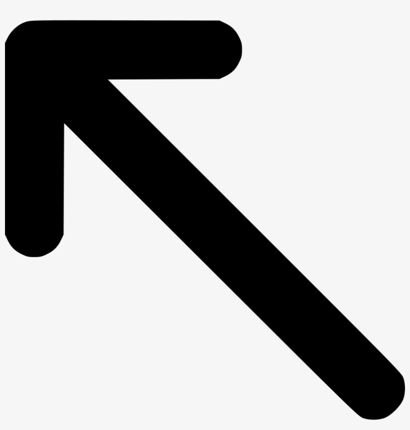 Top Left Arrow Vector Navigation Comments - Top Left Arrow Symbol ...