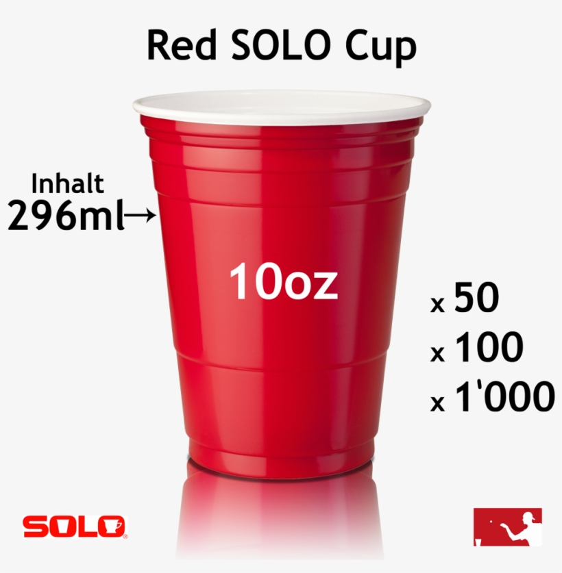 Solo Cups 10oz - Solo Cup - Free Transparent PNG Download - PNGkey
