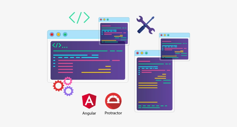Protractor Is Using Webdriver For Running Automated - Graphic Design - Free Transparent PNG ...
