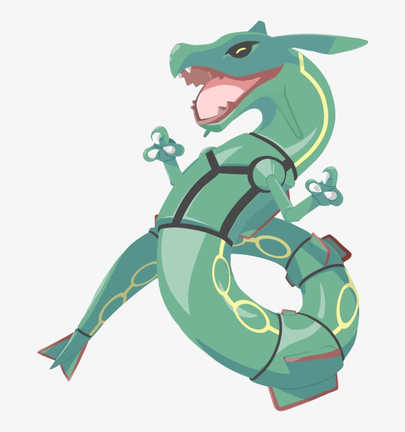 Image - Pokemon Rayquaza Sticker - Free Transparent PNG Download - PNGkey