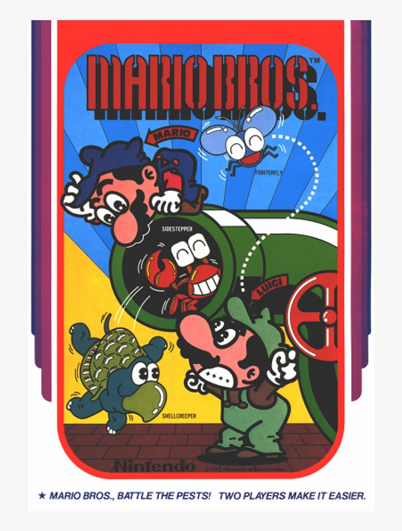 Mario Bros Arcade Flyer High Score Saves 1 - Donkey Kong 1981 Artwork ...