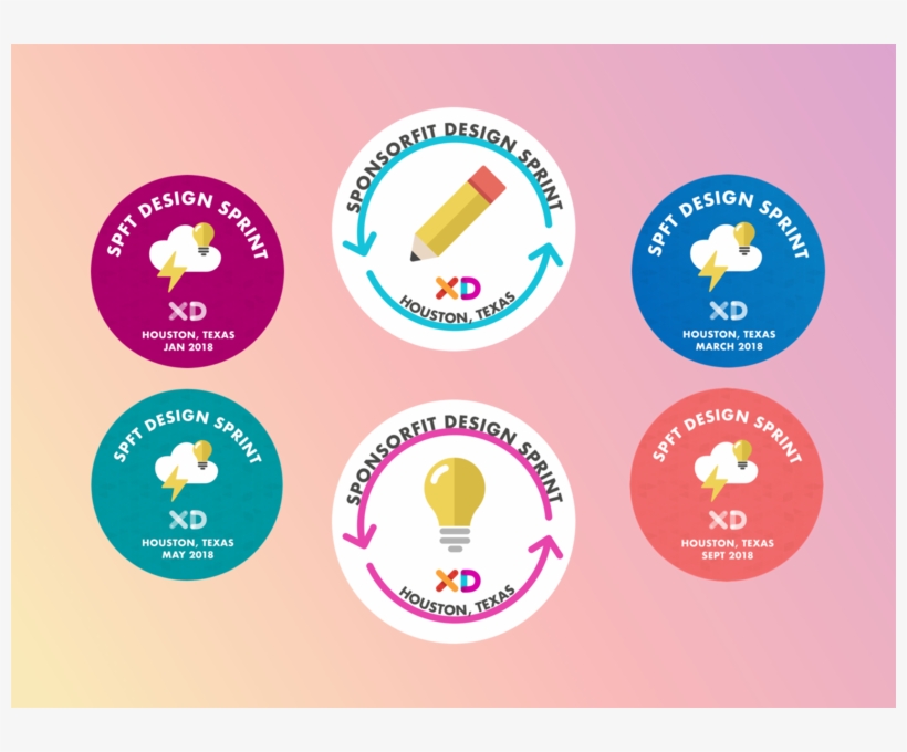 Design Sprint Stickers - Circle - Free Transparent PNG Download - PNGkey