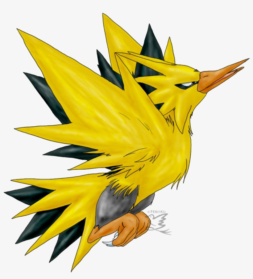 Zapdos - Zapdos Png Hd - Free Transparent PNG Download - PNGkey