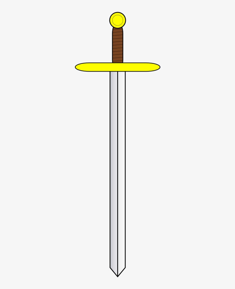 Download Image As A Png - Heraldry Sword Proper - Free Transparent PNG ...