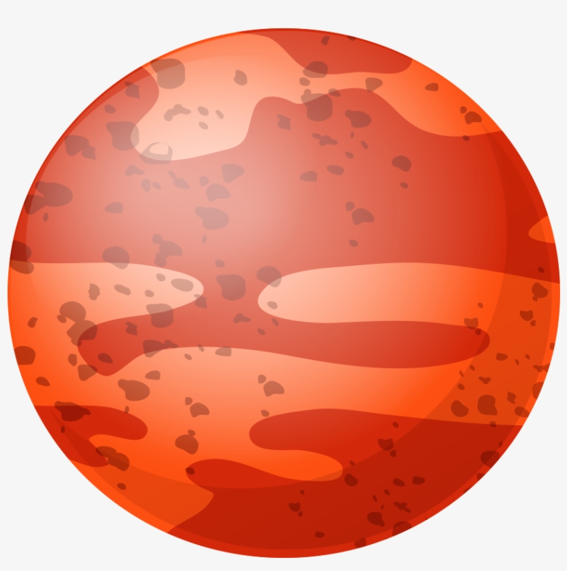 Cartoon Mars Planet Png - Free Transparent PNG Download - PNGkey
