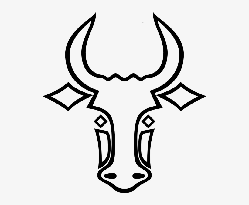 Bull Head Vector Png - Bull Outline - Free Transparent PNG Download ...