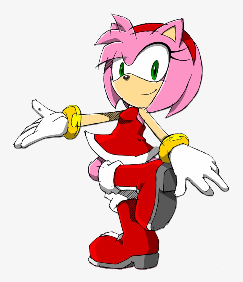 Sonic Channel Sketch Amy Rose - Amy Rose - Free Transparent PNG ...