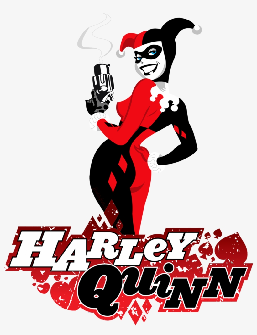 Harley Quinn Wheel - Harley Quinn Text Png - Free Transparent PNG ...