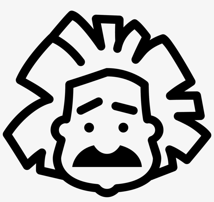 Скачать Бесплатно В Png И Векторе - Einstein Icon - Free Transparent ...