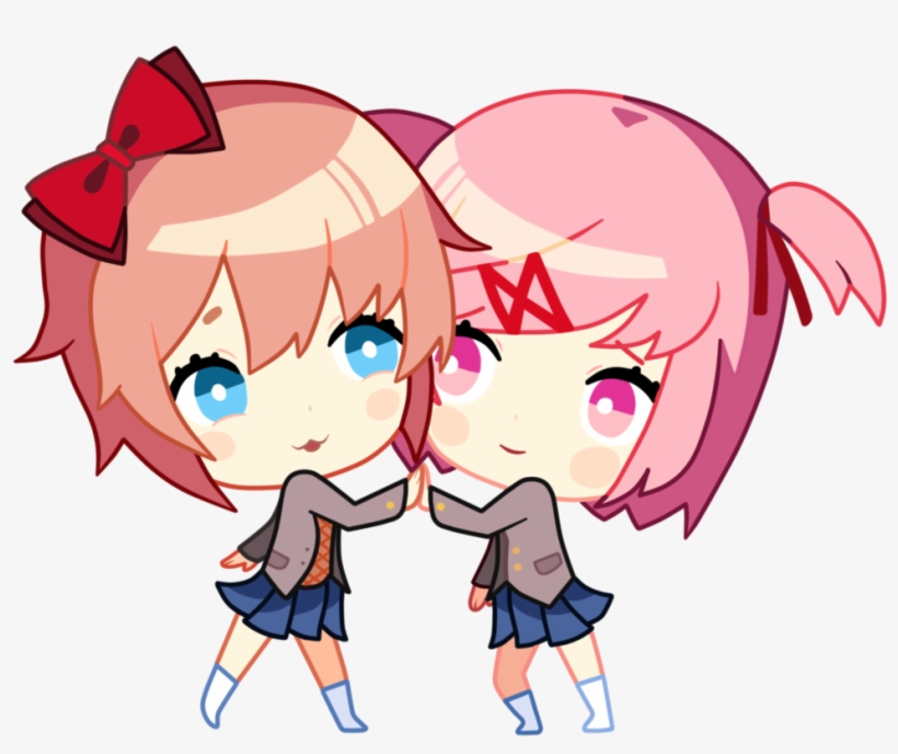 Monika Hug Png Svg Freeuse - Doki Doki Literature Club Art - Free ...