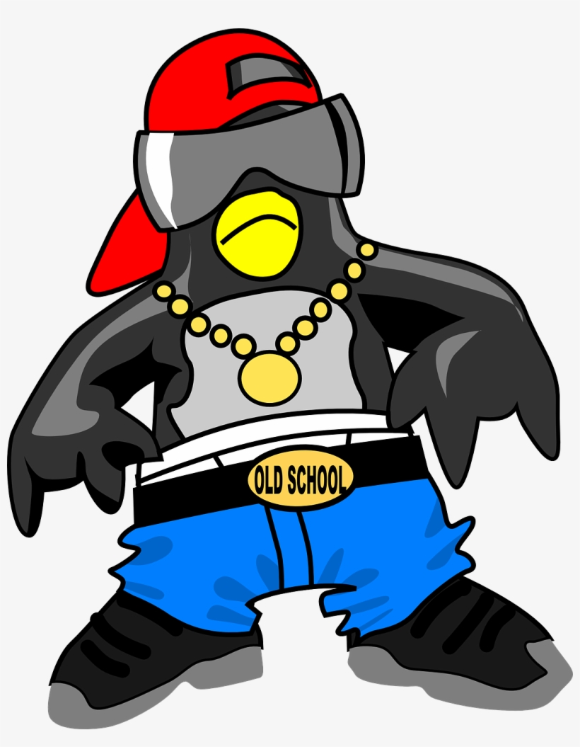 Rap Penguin - Clip Art Rapper - Free Transparent PNG Download - PNGkey