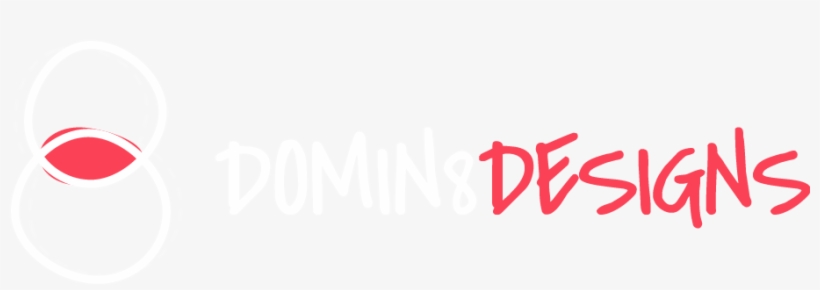 Domin8 Designs Logo In White - Logo - Free Transparent PNG Download ...