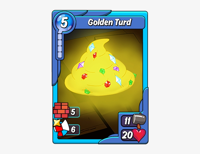 Golden-turd - Animation Throwdown Golden Turd - Free Transparent PNG ...
