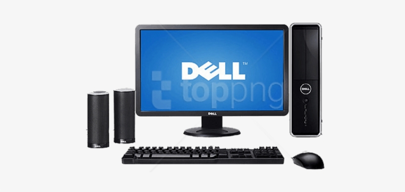 Dell Laptop Png Clipart - Dell Desktop Computer Sizes - Free ...