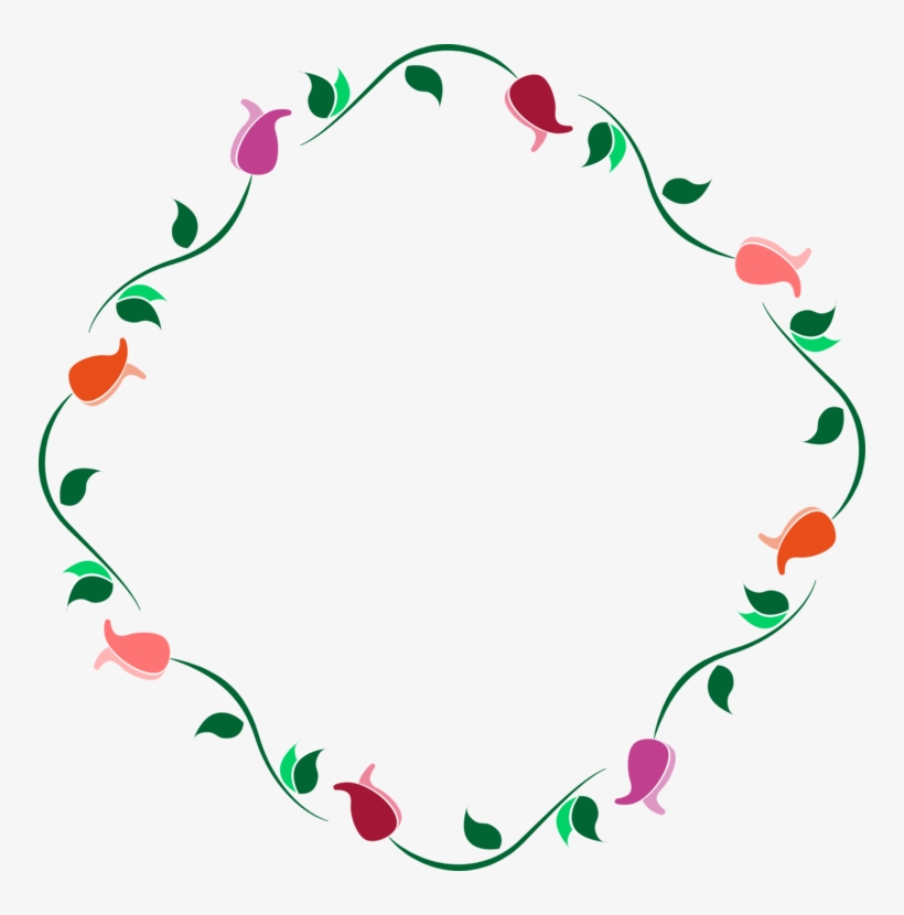 Flower Fl Design Picture Frames Diamond Jewellery Free - Clip Art ...