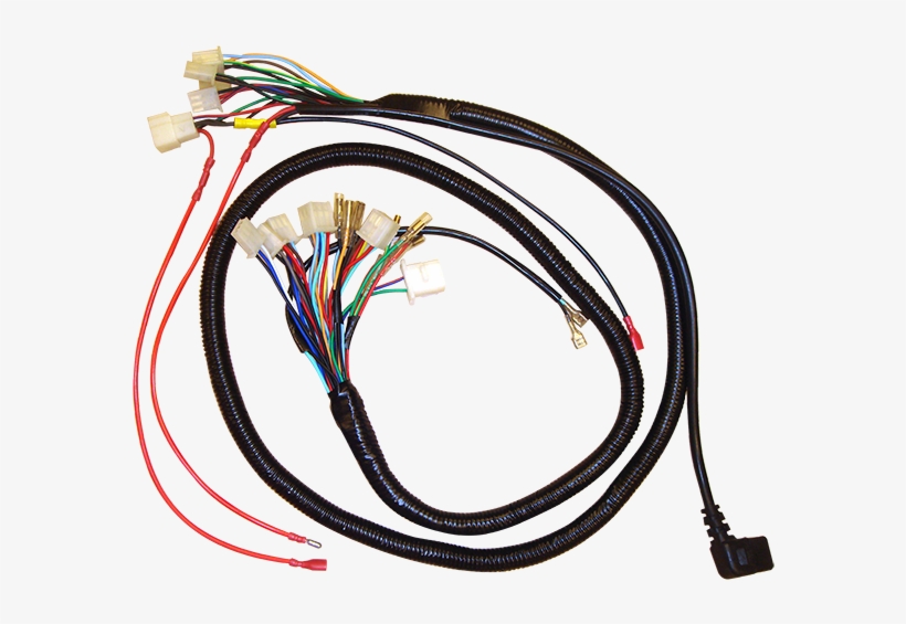 Electric Motorcycle Wiring Harness - Wire - Free Transparent PNG ...