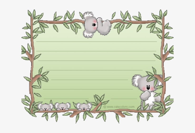 Koala Frame Clipart - Free Transparent PNG Download - PNGkey