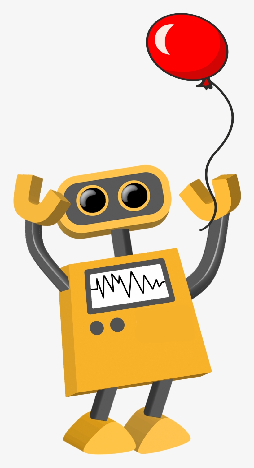 Balloon Bot - Robot Transparent Background Clipart - Free Transparent ...
