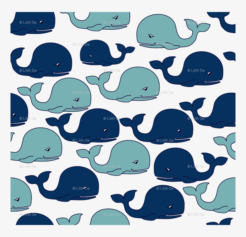 Whale Pattern - Free Transparent PNG Download - PNGkey