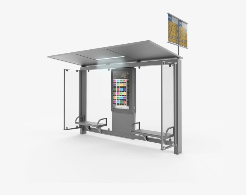 Digital Interactive Bus Station Information System - Led-backlit Lcd ...