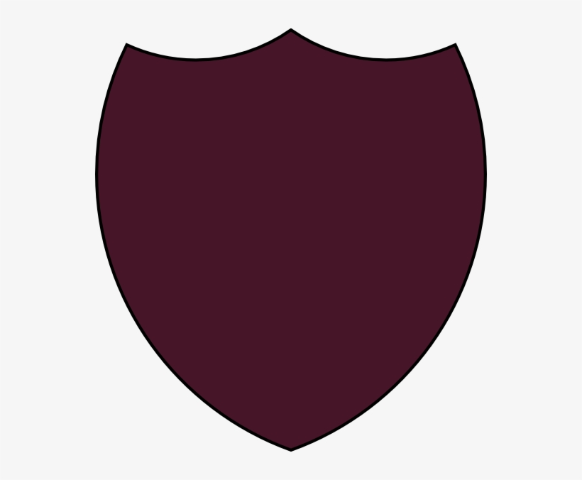 Shield Outline Maroon Clip Art - Free Transparent PNG Download - PNGkey