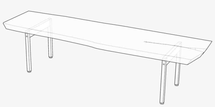 U Table Line Drawing - Coffee Table - Free Transparent PNG Download ...