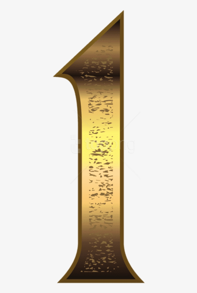 Free Png Old Gold Number One Png Images Transparent - Calligraphy ...