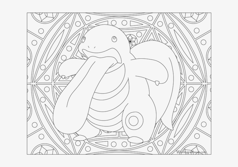 Lickitung Pokemon - Pokemon Adult Coloring Pages - Free Transparent PNG ...