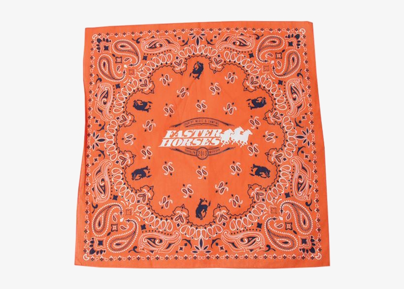 Orange Bandana - Motif - Free Transparent PNG Download - PNGkey