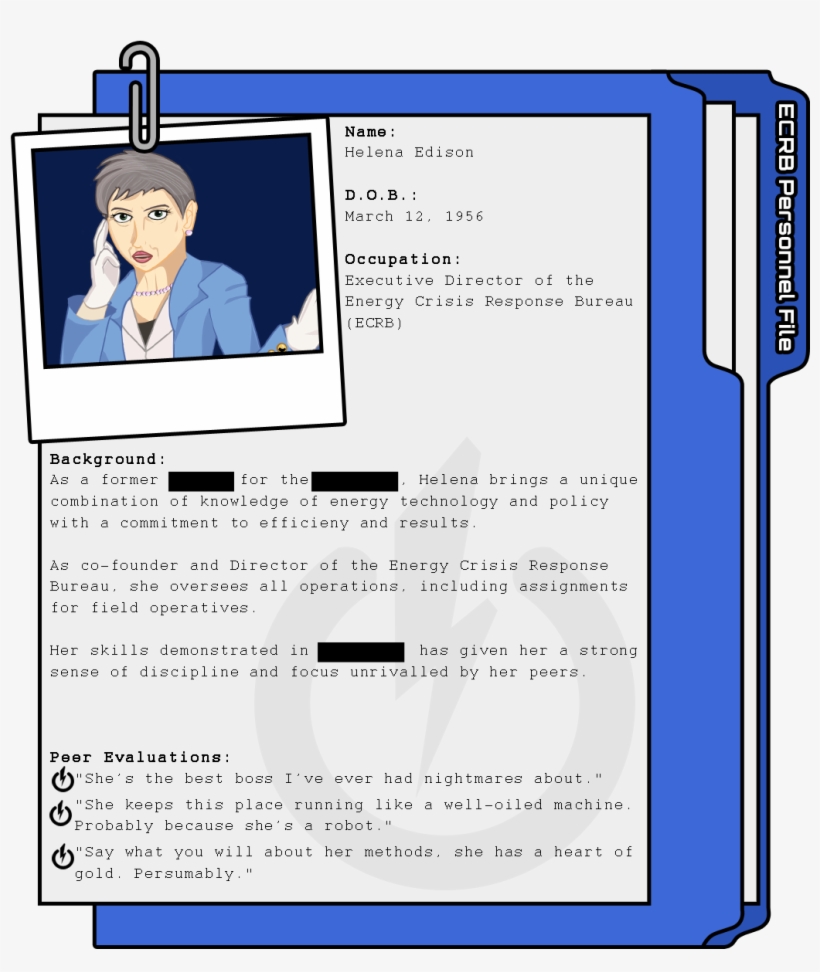 Helena Edison's Profile - Cartoon - Free Transparent PNG Download - PNGkey