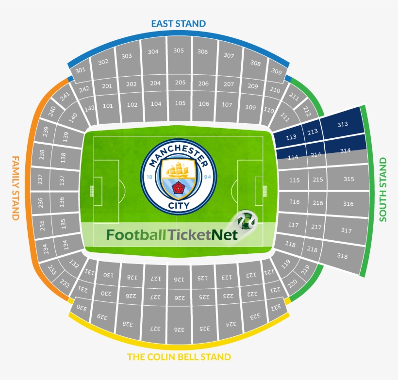 100% - Man City Stadium Plan - Free Transparent PNG Download - PNGkey