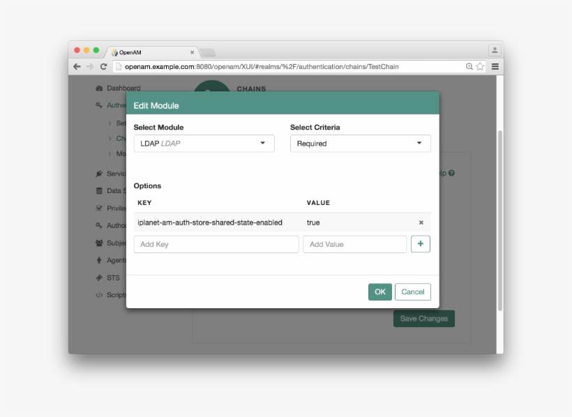 Configuring The First Module In An Authentication Chain - Computer ...