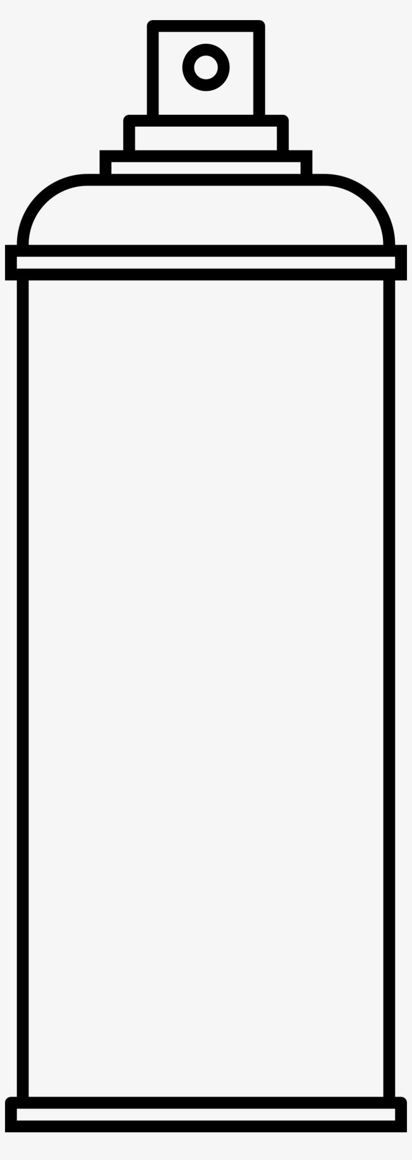 Spray Paint Coloring Page - Monochrome - Free Transparent PNG Download ...