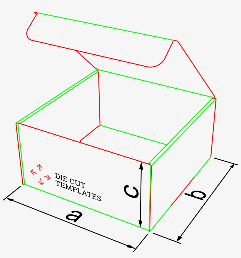 Tray Boxes / Becf-217a 2 Variations Fefco Code - Diagram - Free ...