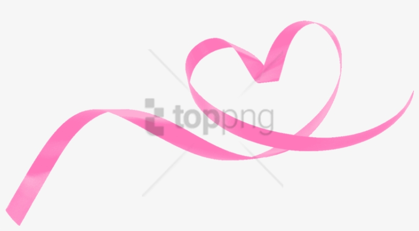 Free Png Pink Ribbons Png Image With Transparent Background - Heart ...