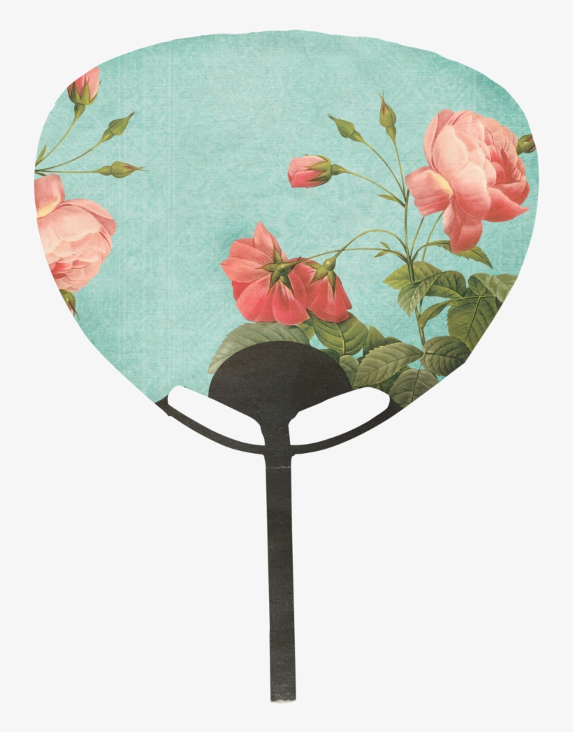Printable Asian Fans - Rose - Free Transparent PNG Download - PNGkey