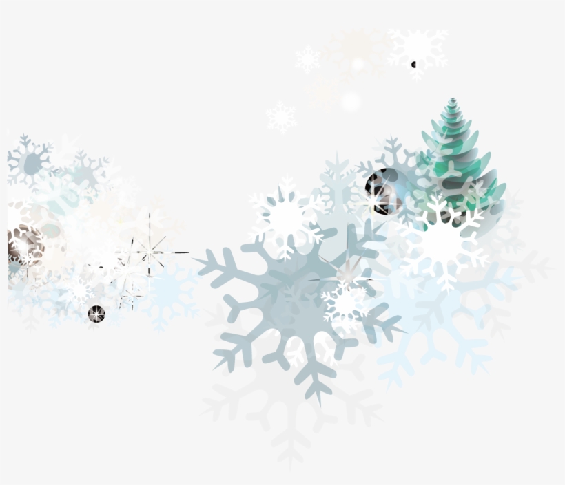 Creative Snowflake Background Snow Hanging Clip - Snow - Free ...