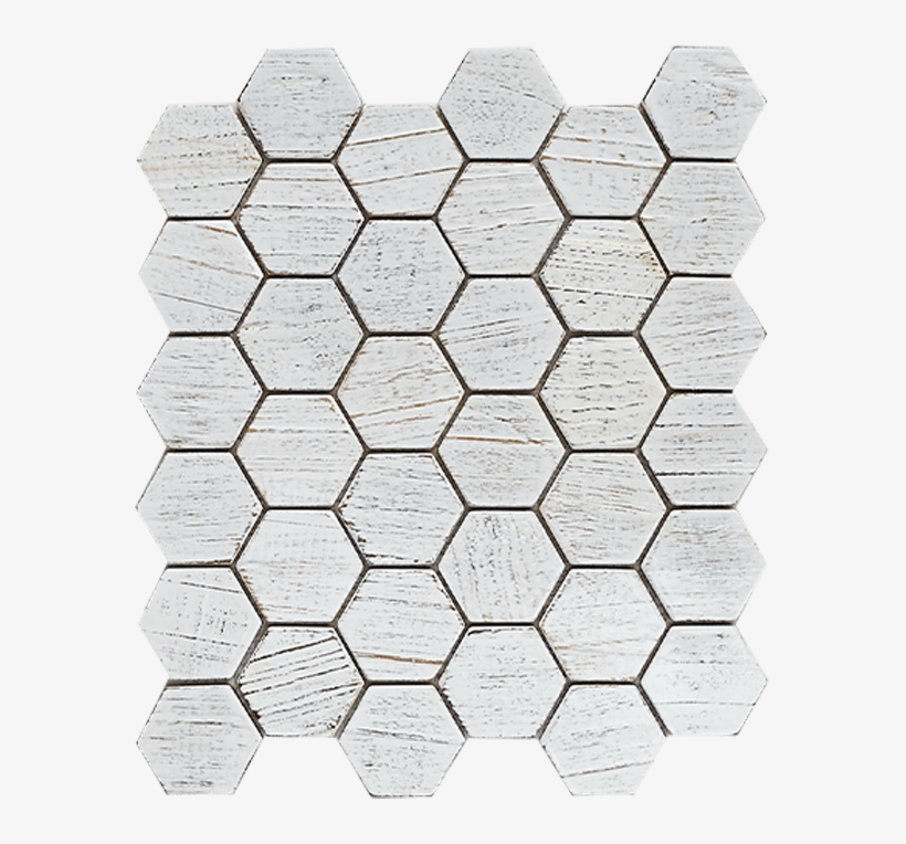 Hexagon Mosaic White Resin - Tile - Free Transparent PNG Download - PNGkey