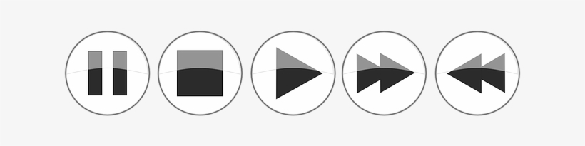 Flat, Icon, Media, Buttons, Player, Button - Media Player Buttons ...