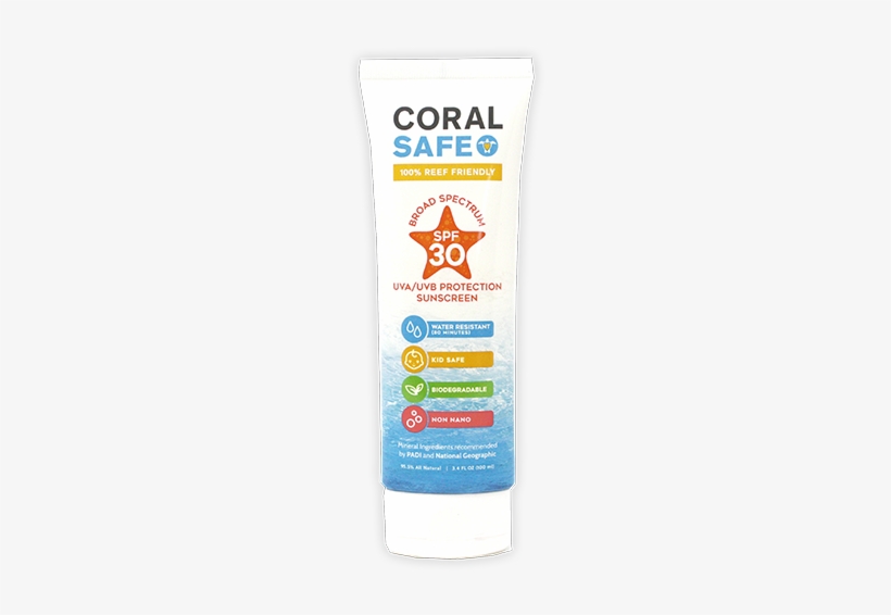 Coral Safe Spf 30 Travel Size Biodegradable Sunscreen - Coral Safe ...