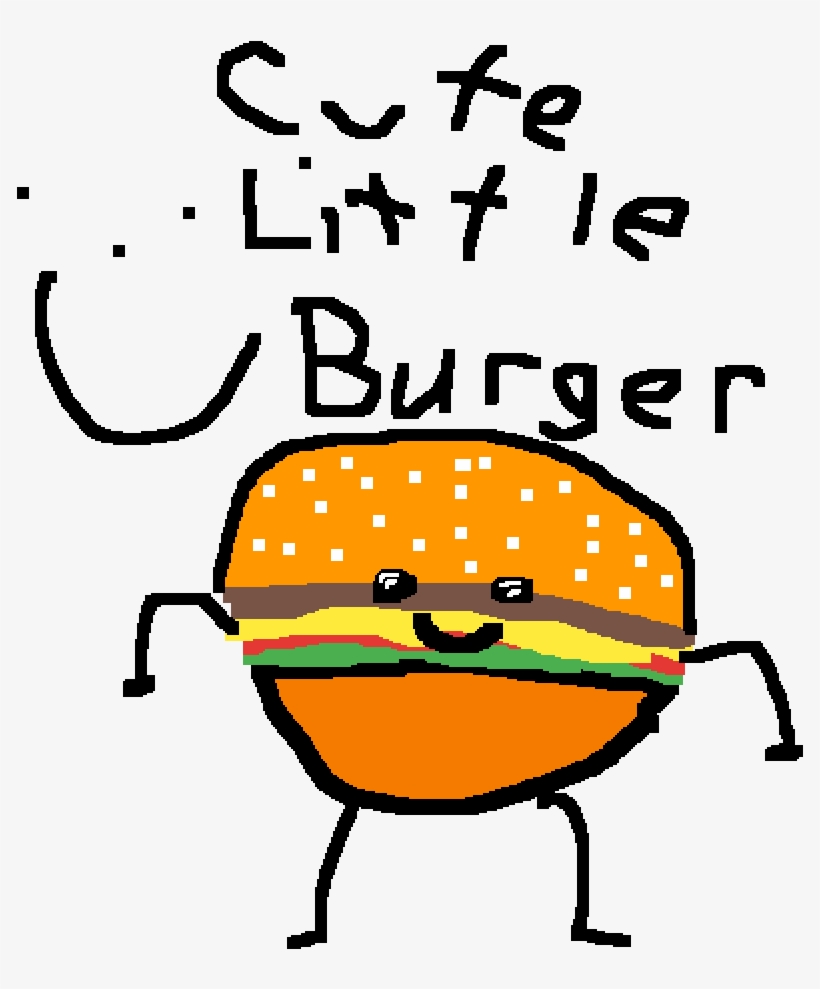 Cute Little Burger - Free Transparent PNG Download - PNGkey