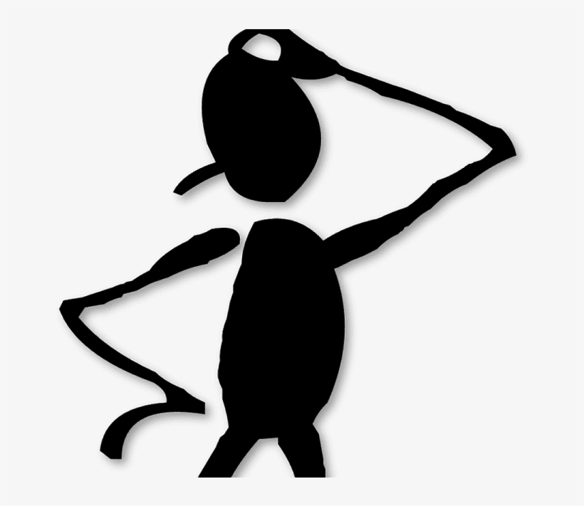 Silhouette Of A Puzzled Man Silhouette, Clip Art, Puzzle, - Being ...