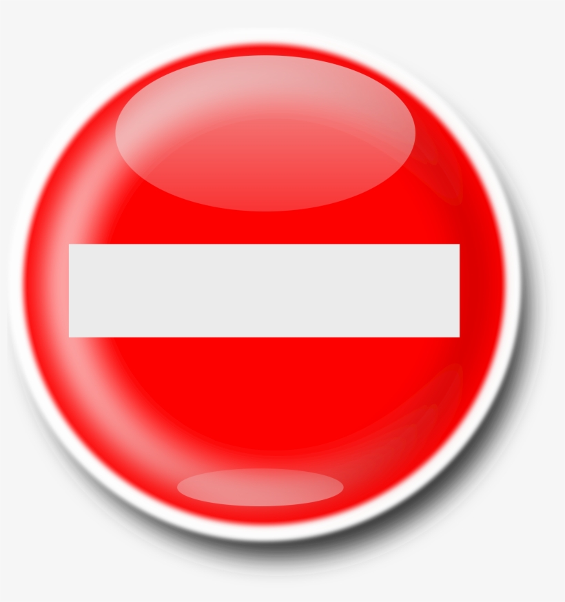 This Free Icons Png Design Of No Entry - Free Transparent PNG Download ...