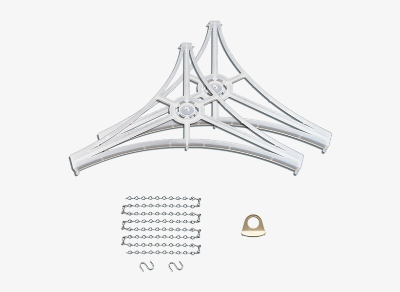 Large 3-sided Hanging Sign Hardware Set - Arch - Free Transparent PNG ...