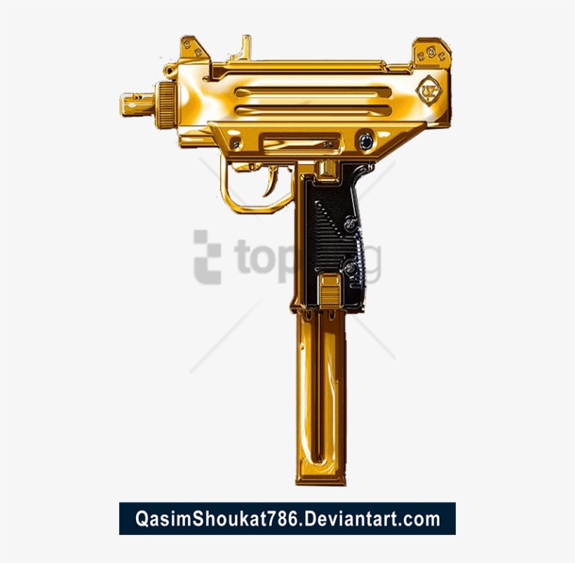 Free Png Gold Gun Png Png Image With Transparent Background - Gold Gun ...