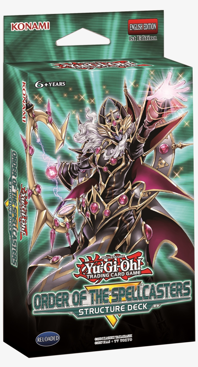 Structure Deck Order Of The Spellcasters - Free Transparent PNG ...