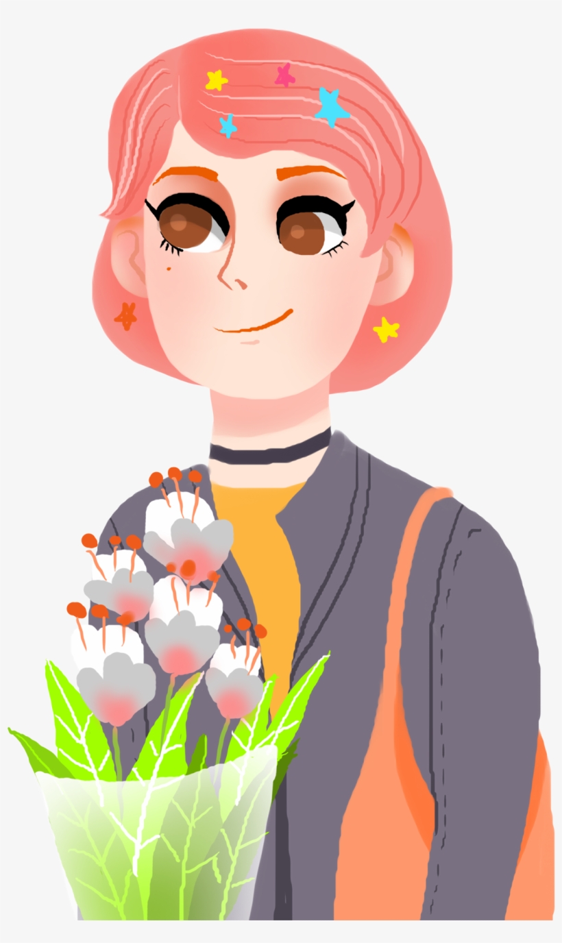 Cartoon Fresh Character Girl Png And Psd - Cartoon - Free Transparent ...