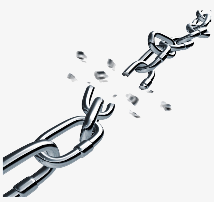 Broken Chain Clip Art - Gods A Chain Breaker - Free Transparent PNG ...