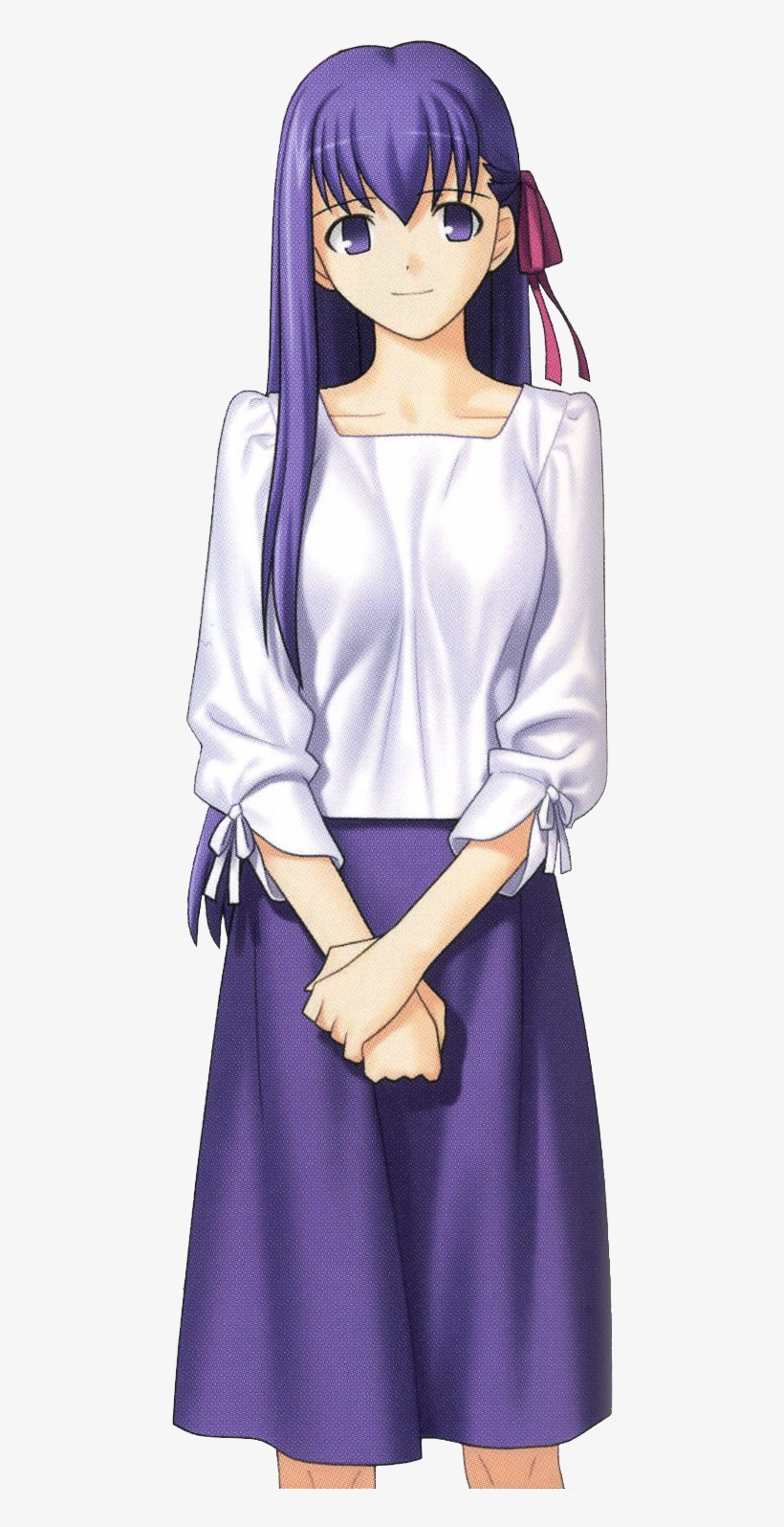 And Looks Like This, - Sakura Matou Visual Novel - Free Transparent PNG ...